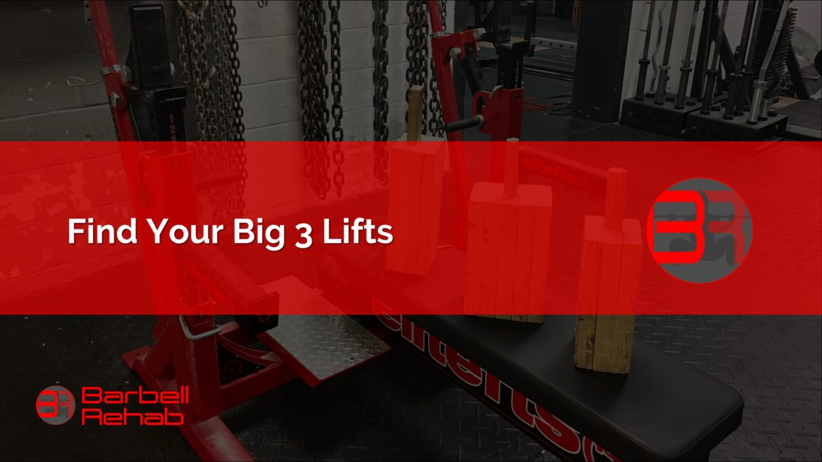 Find Your Big 3 Lifts