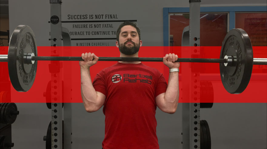 barbell overhead press - Barbell Rehab