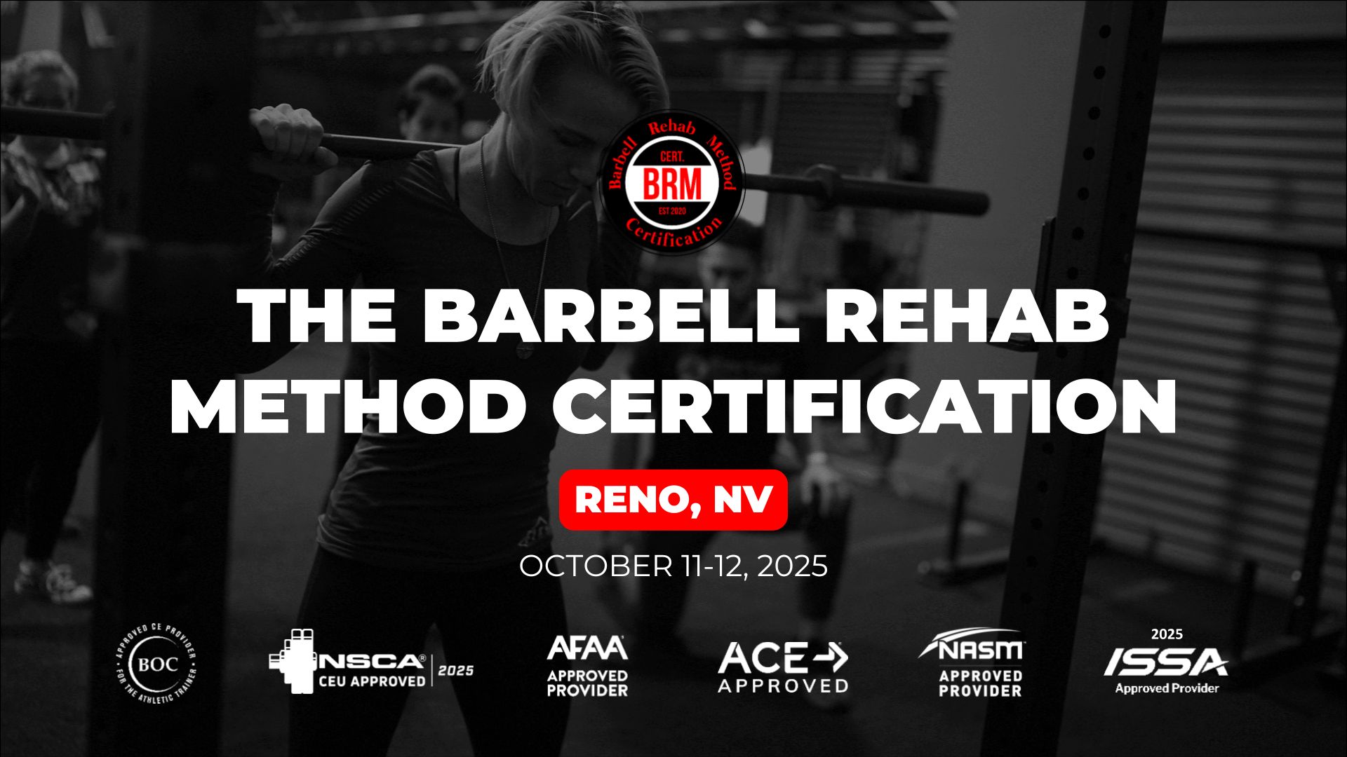 Reno, NV | The Barbell Rehab Method Certification