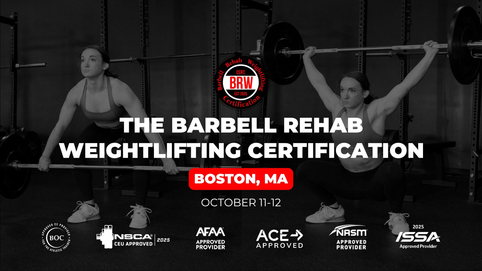 Boston, MA | The Barbell Rehab Weightlifting Certification